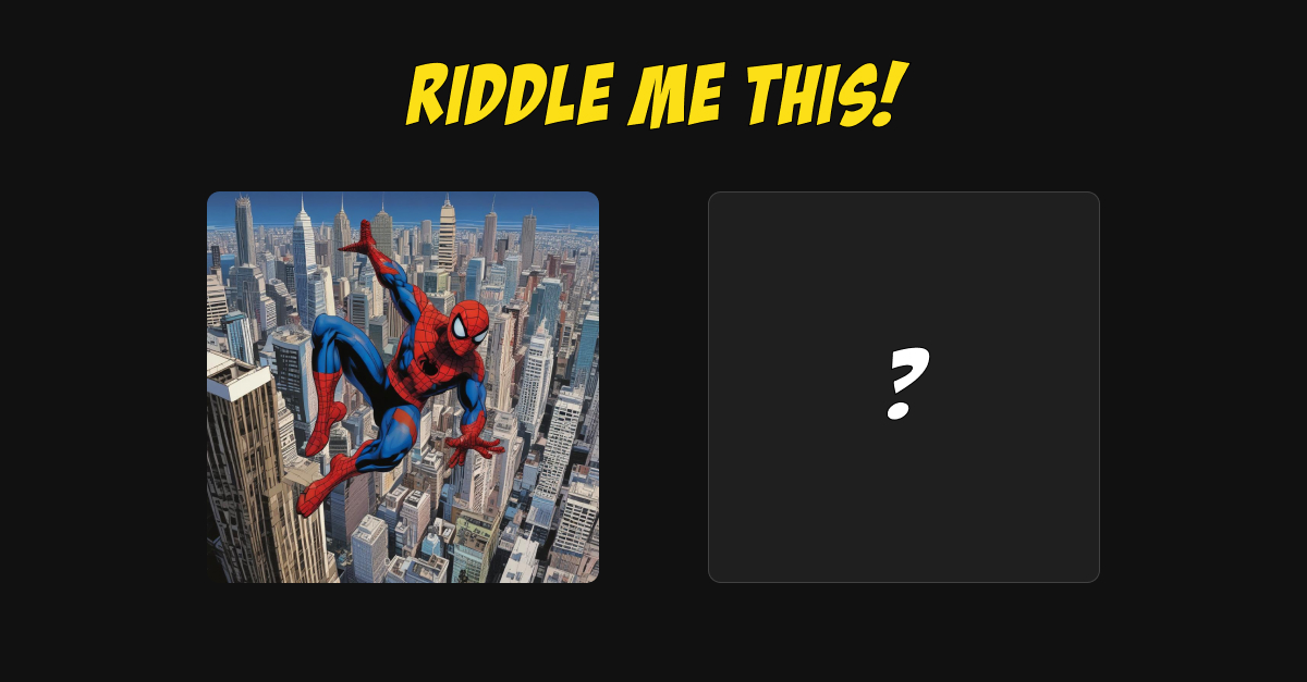 Riddle Me This — Match AI generated images
